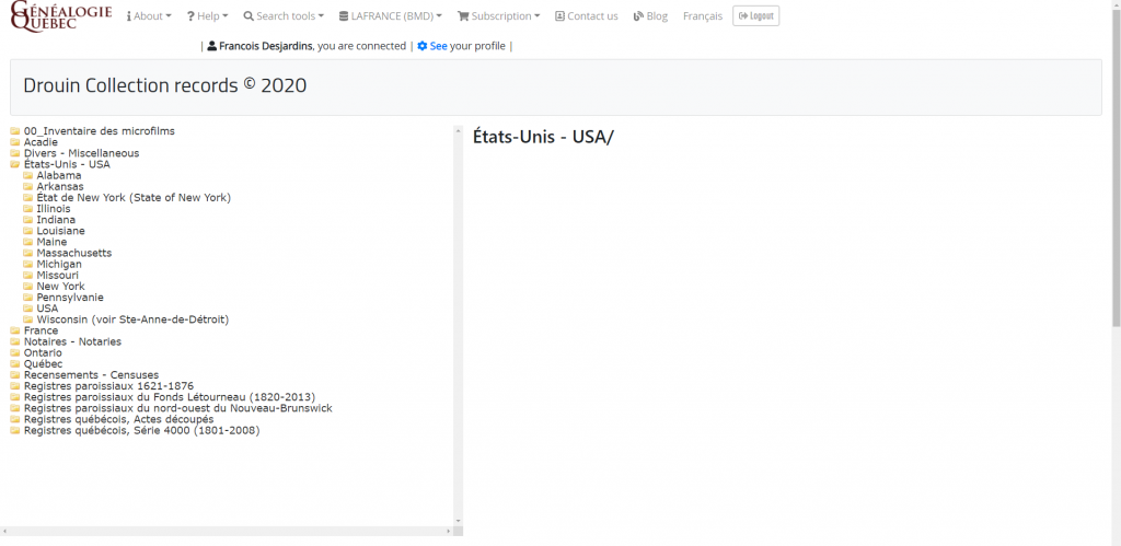 The Drouin Collection Records – Généalogie et histoire du Québec