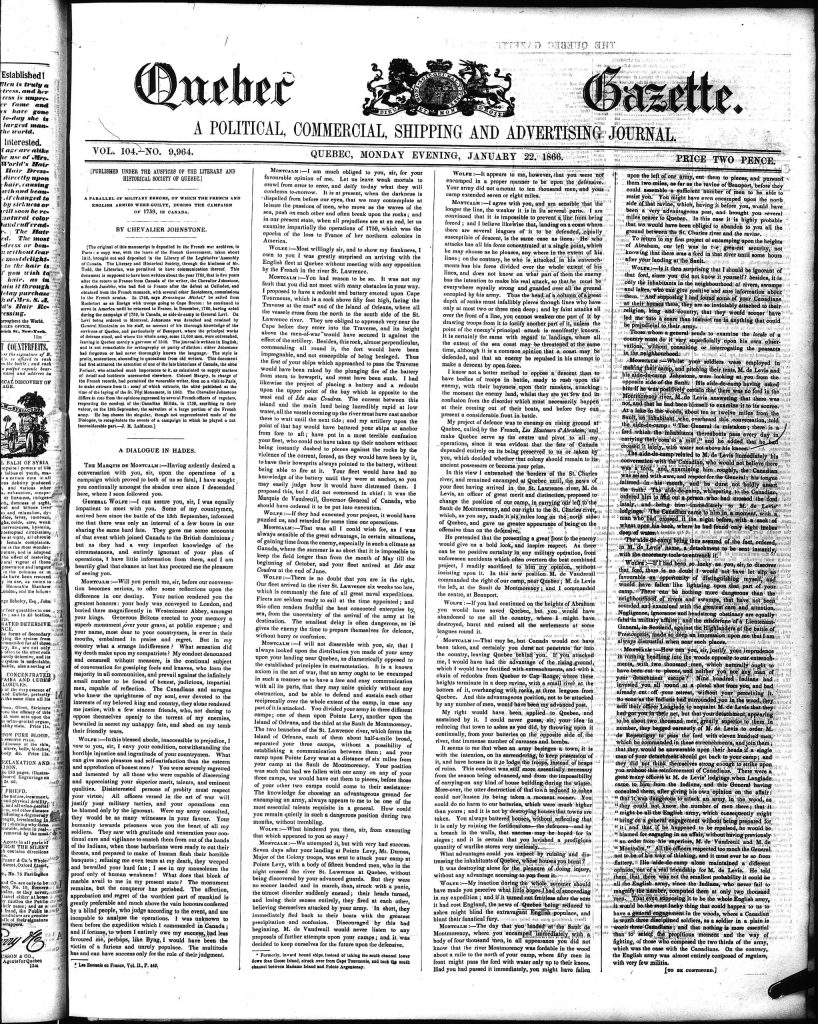 Infolettres - Généalogie et histoire du Québec