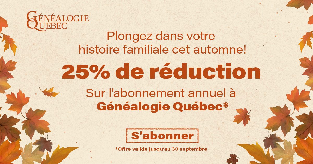 Généalogie et histoire du Québec