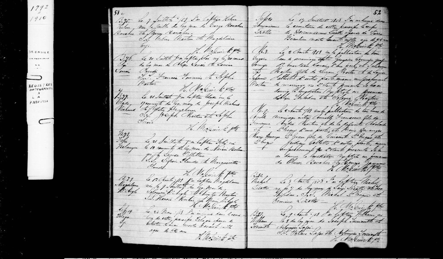Acadia - Families Collection Update on Genealogy Quebec - Généalogie et ...